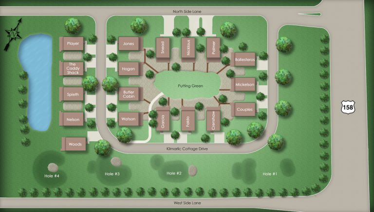 Site Plan – Cottages at Kilmarlic | Outer Banks Vacation Rentals